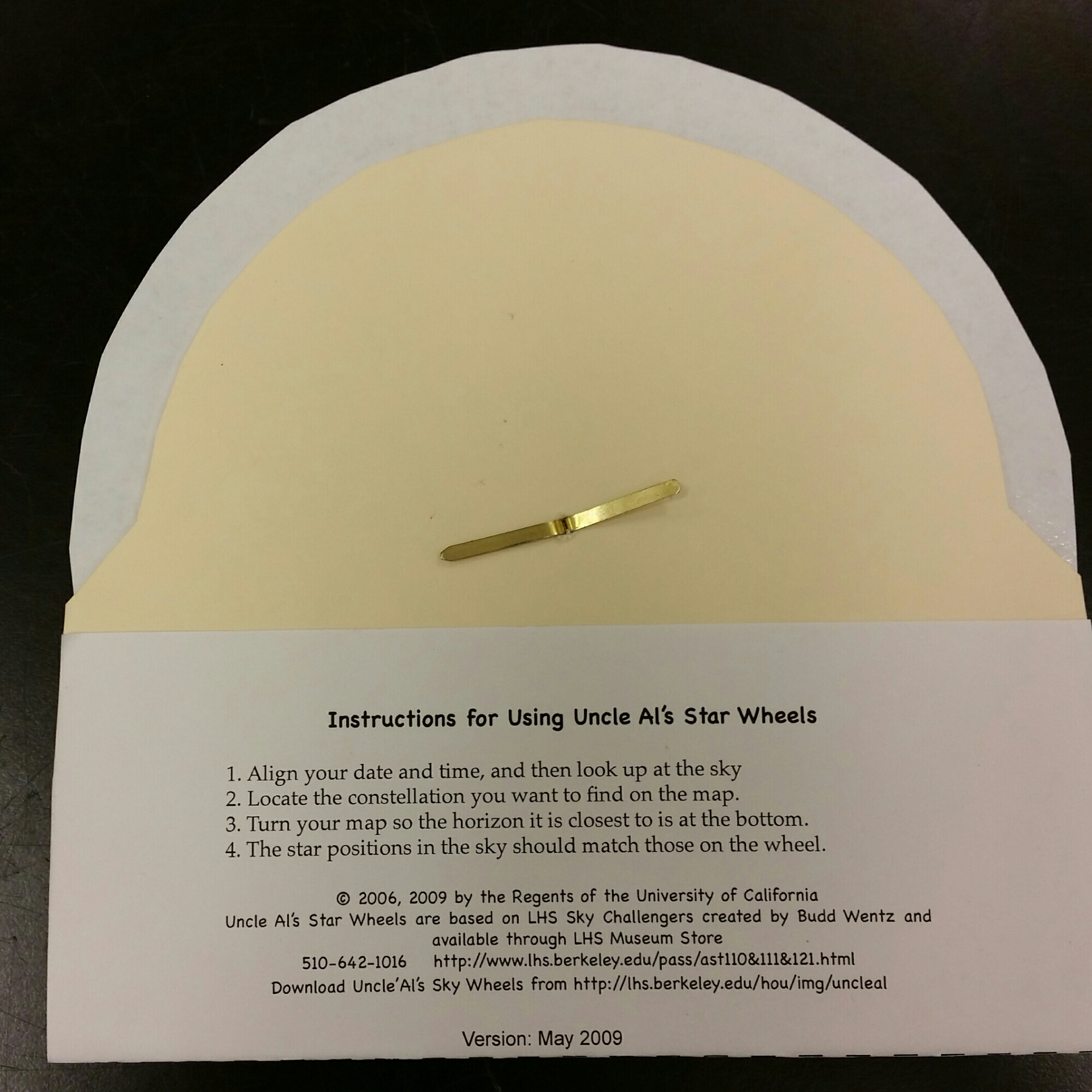 Make Your Own Planisphere (Star Wheel) – Middle School Science Lessons