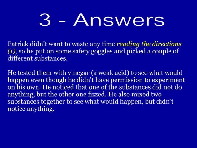 SpongeBob Safety Rules and Scenarios Activity – Middle School Science Blog