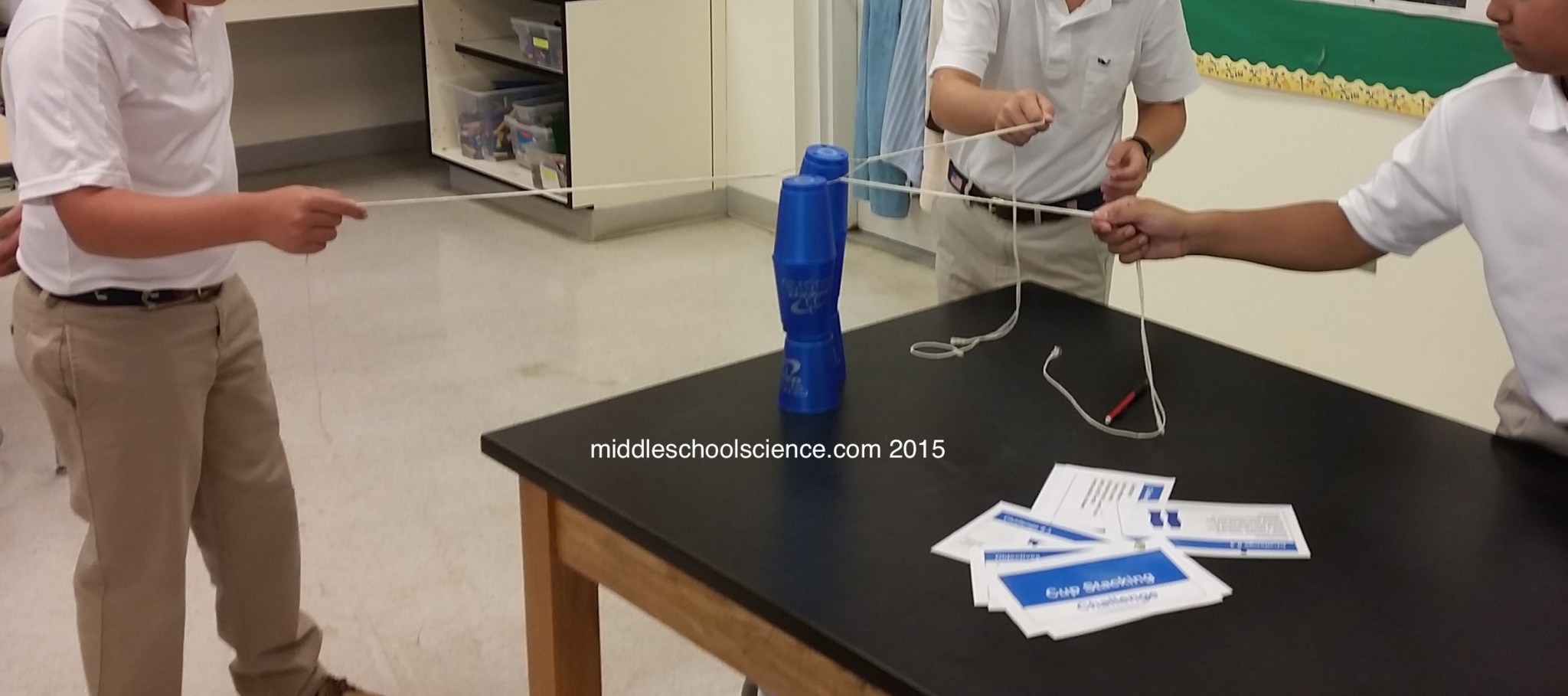 Cup Stacking Collaboration Challenge – Middle School Science Lessons