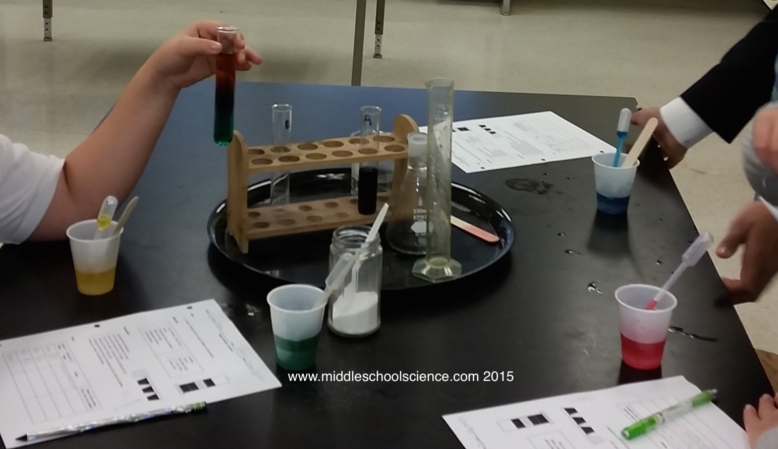 Sugar Density Column – Middle School Science Lessons