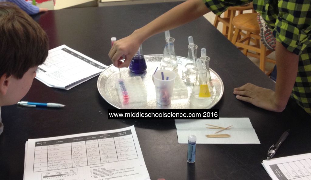 Cabbage Juice Lab – pH indicator – Middle School Science Lessons