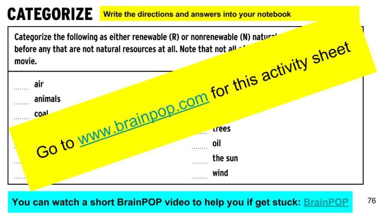 Science Prompts, Starters, Warm-Ups, & Do Nows – Middle School Science ...