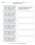 Vocabulary Bundle – Google Draw Template for Cut & Paste Activities ...